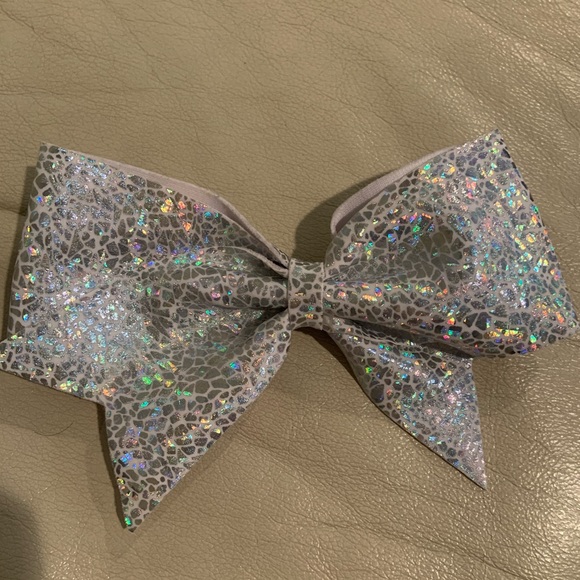 Accessories | Holographic Snake Pattern Cheer Bow | Poshmark